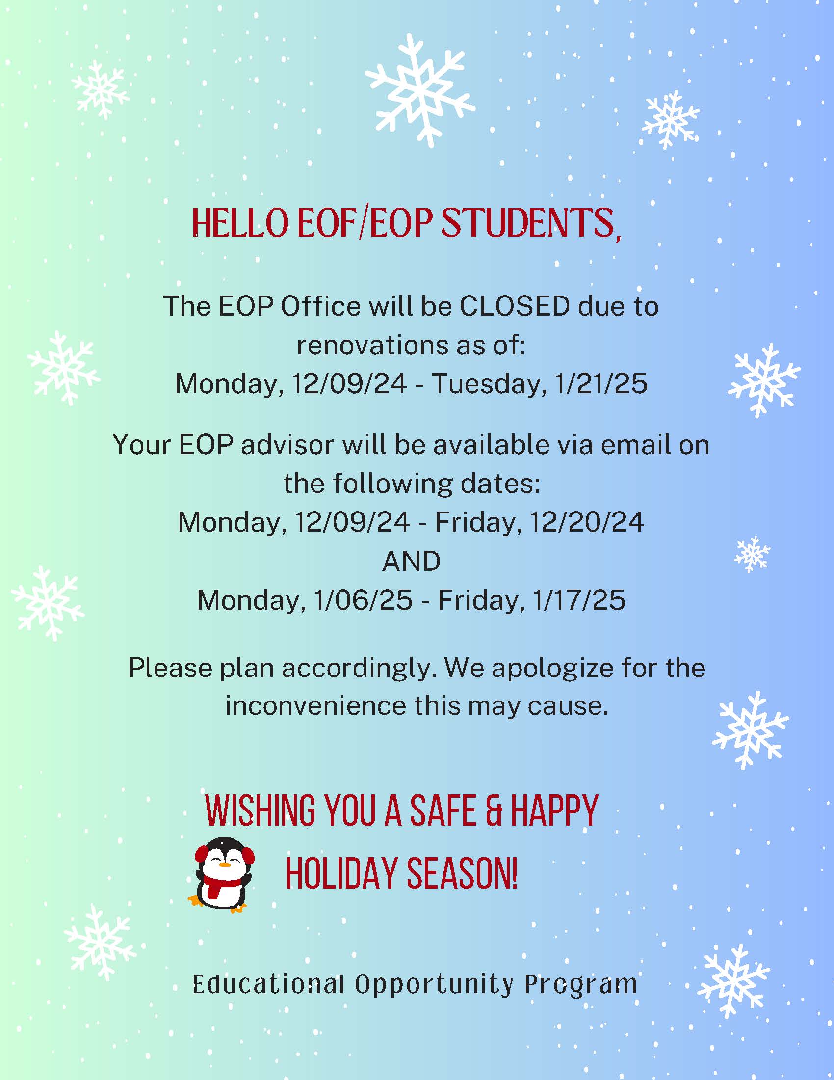 Educational Opportunity Program | Educational Opportunity Program